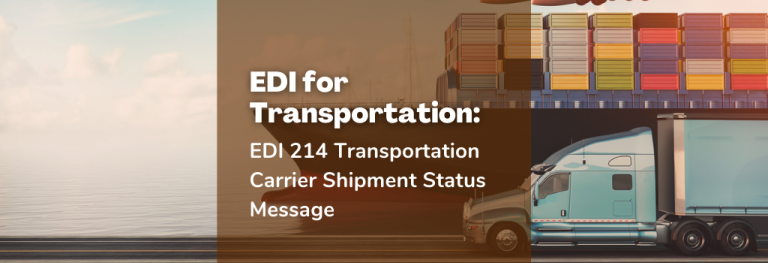 EDI for transportation - EDI 214 Transportation Carrier Shipment Status ...
